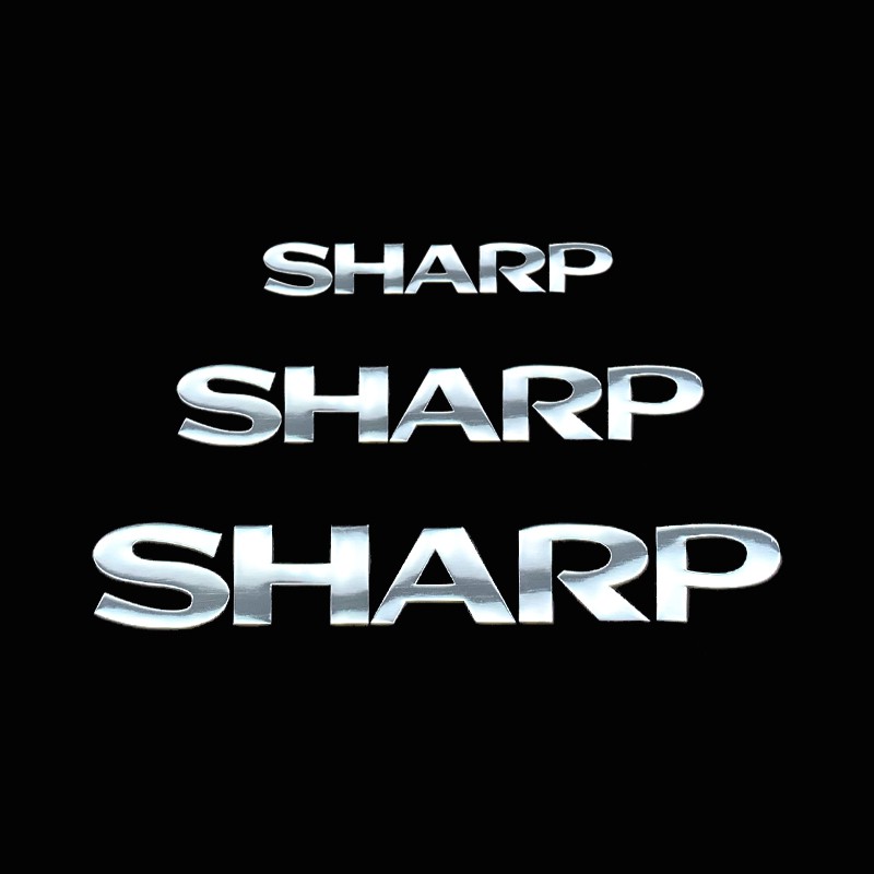 Sharp สติ๊กเกอร์โลโก้โลหะสําหรับติดตกแต่งทีวี - todaydiyz3.th - ThaiPick