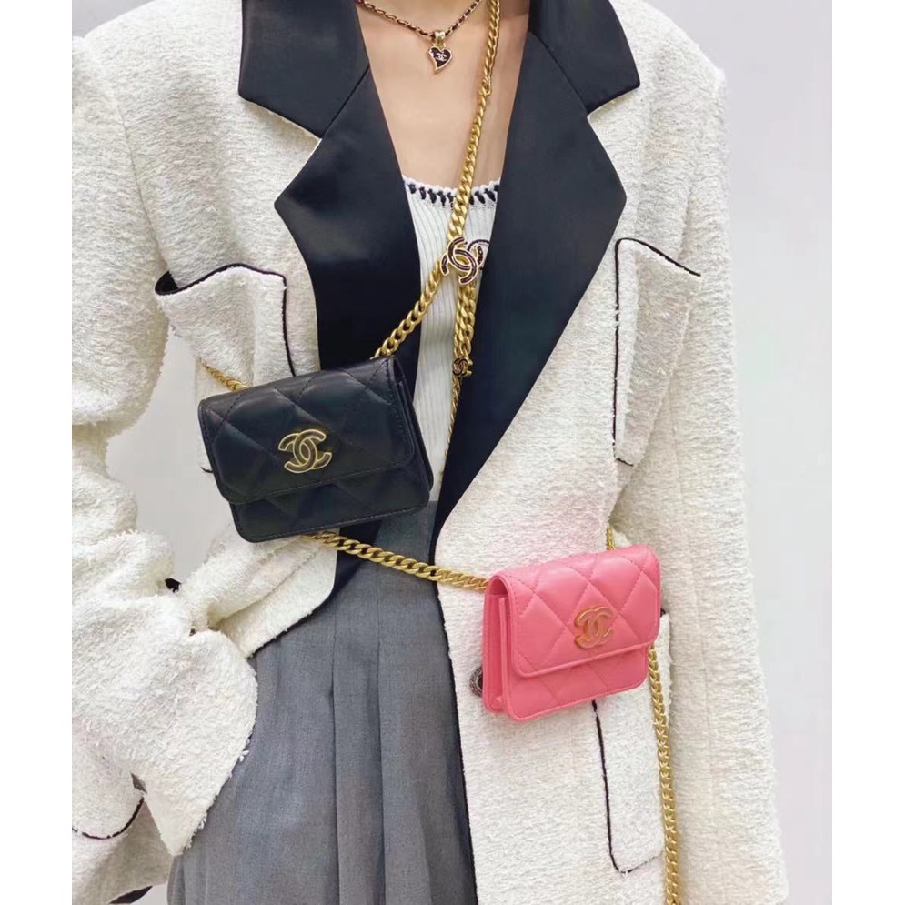 100% European Authentic CHANEL 22P Spring/Summer Collection Lambskin ...