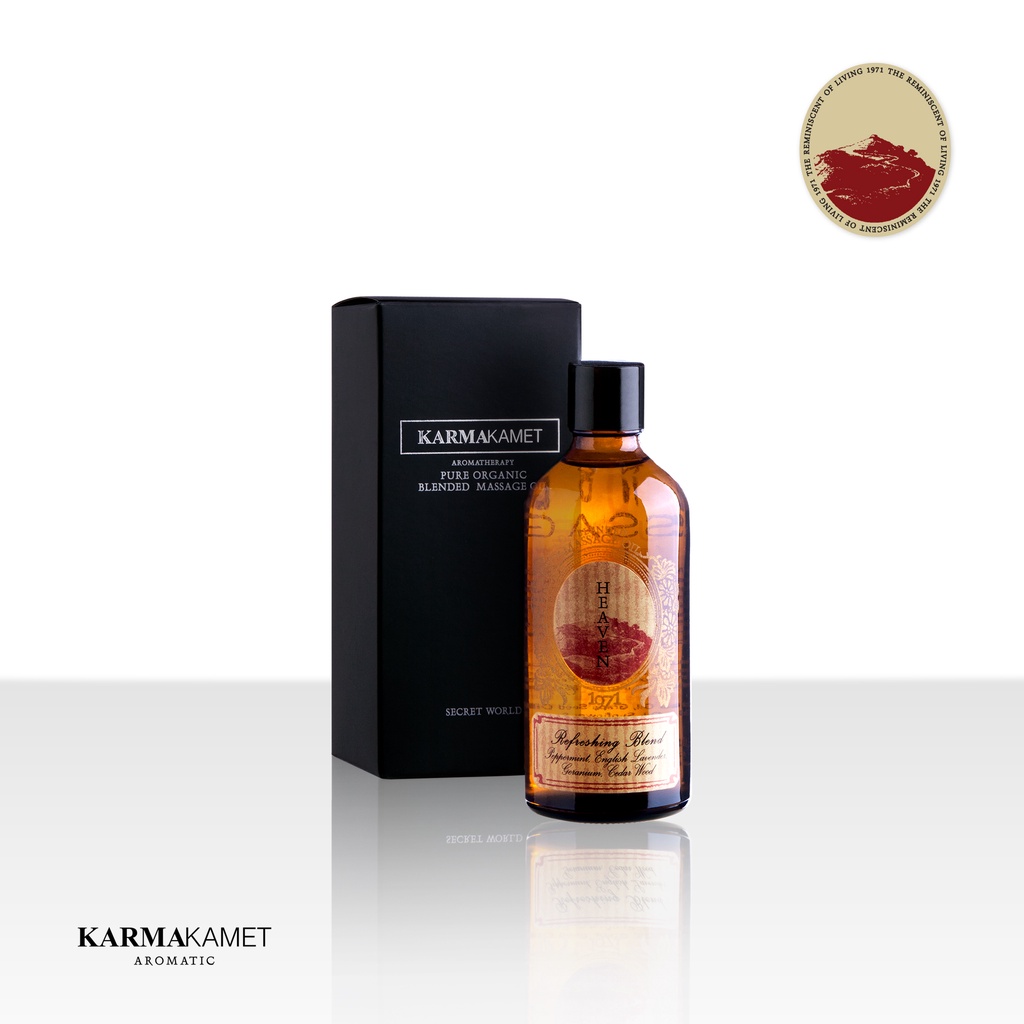 KARMAKAMET Aromatherapy Blended Massage Oil คามาคาเมต น้ำมันนวดหอมเพื่อ ...