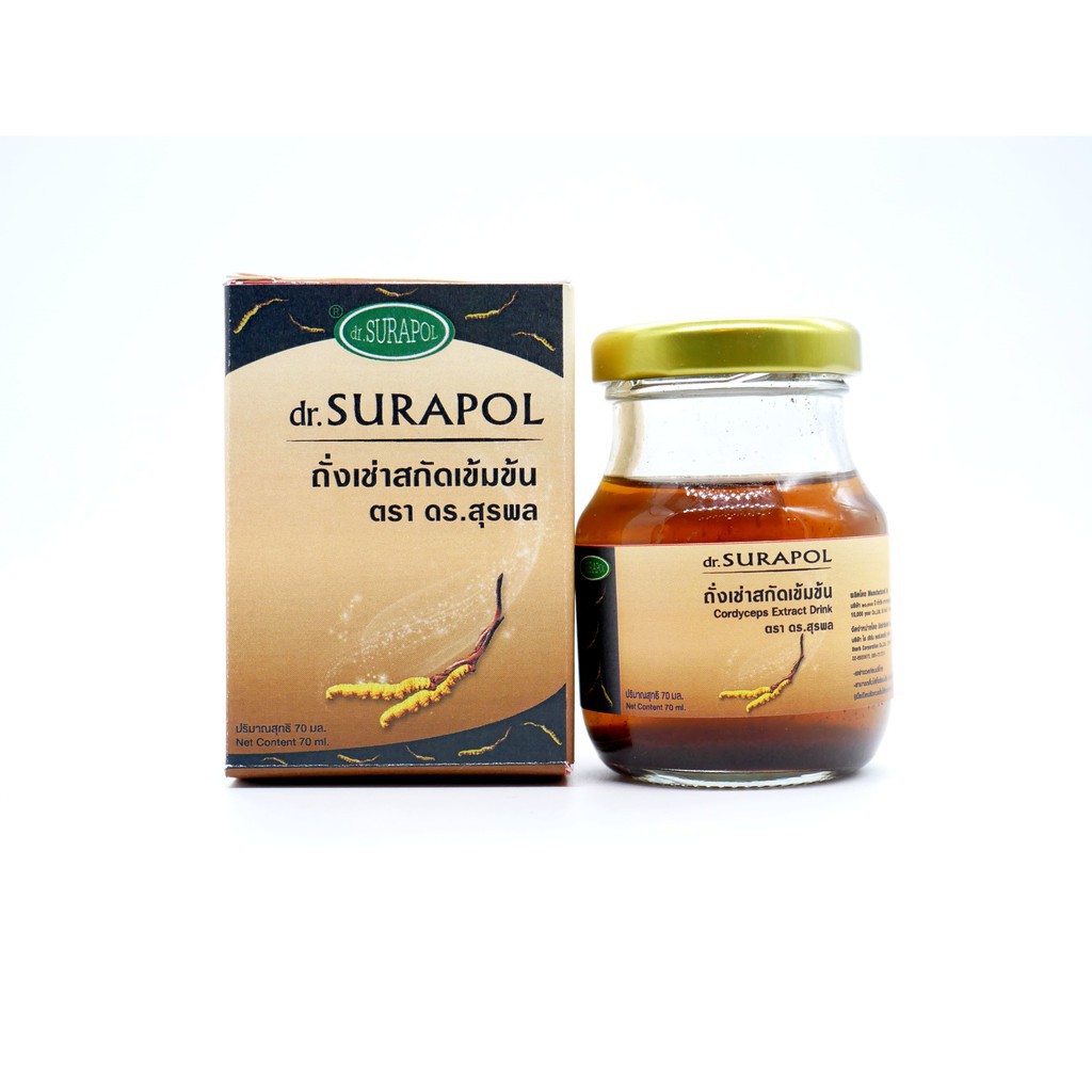 Dr.Surapol น้ำถั่งเช่าสกัดเข้มข้น 1 แพ็ค 6 ขวด ตรา ดร.สุรพล G03336 - supurra_official - ThaiPick
