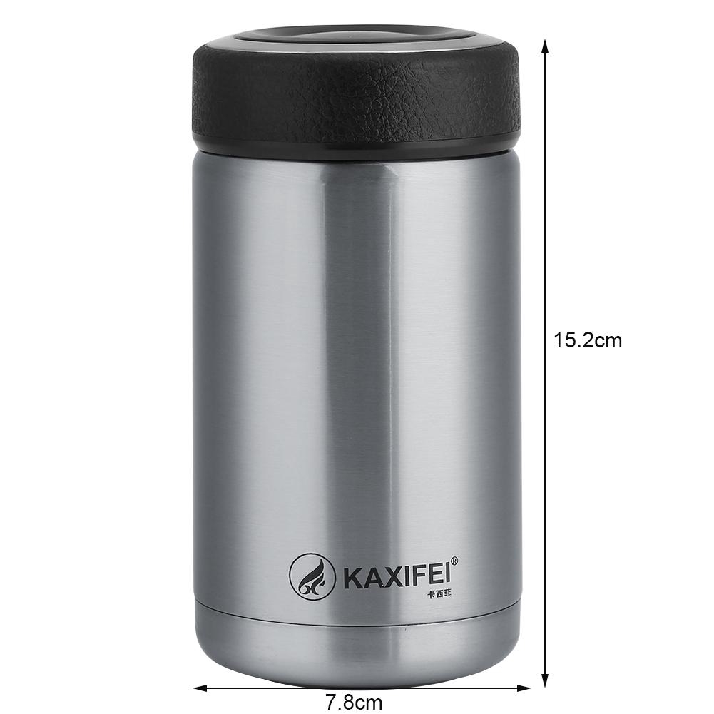 KAXIFEI Stainless Steel Vacuum Thermal Insulated Travel Mug Bottle Flask Coffee Cup R6xV ...