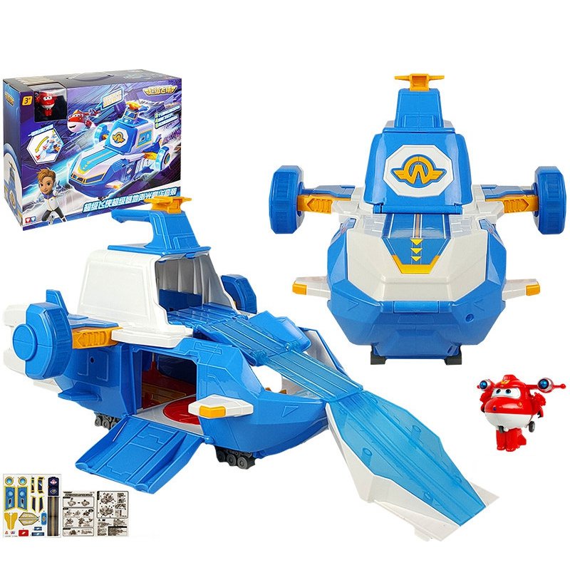 Super Wings New Home Base World Scene Series with Music Mini Size Toys ...