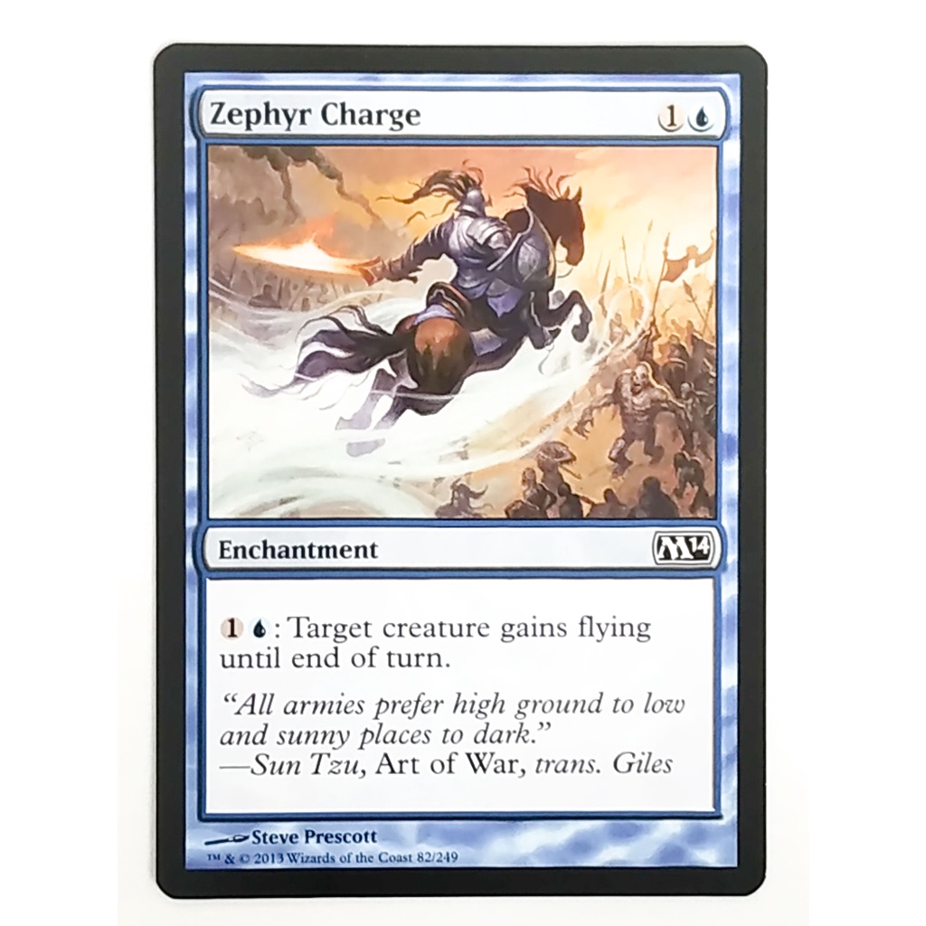 MTG Card - Enchantment - Zephyr Charge 82/249 (Magic: The Gathering ...