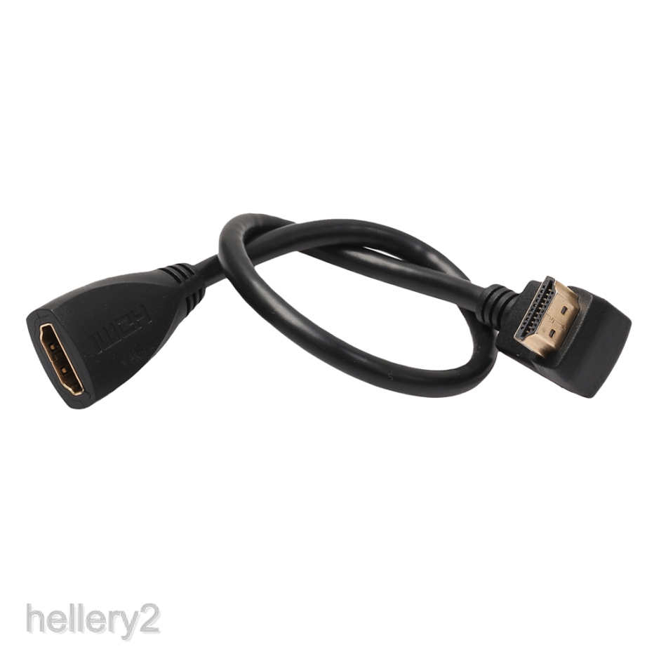 High Speed HDMI 90 Degree Male to Female Cable Adapter Extender ...