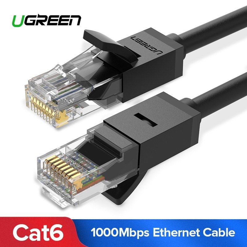 UGREEN CAT6 Ethernet Cable RJ45 Lan Network Cable (BlackGray) - toara ...