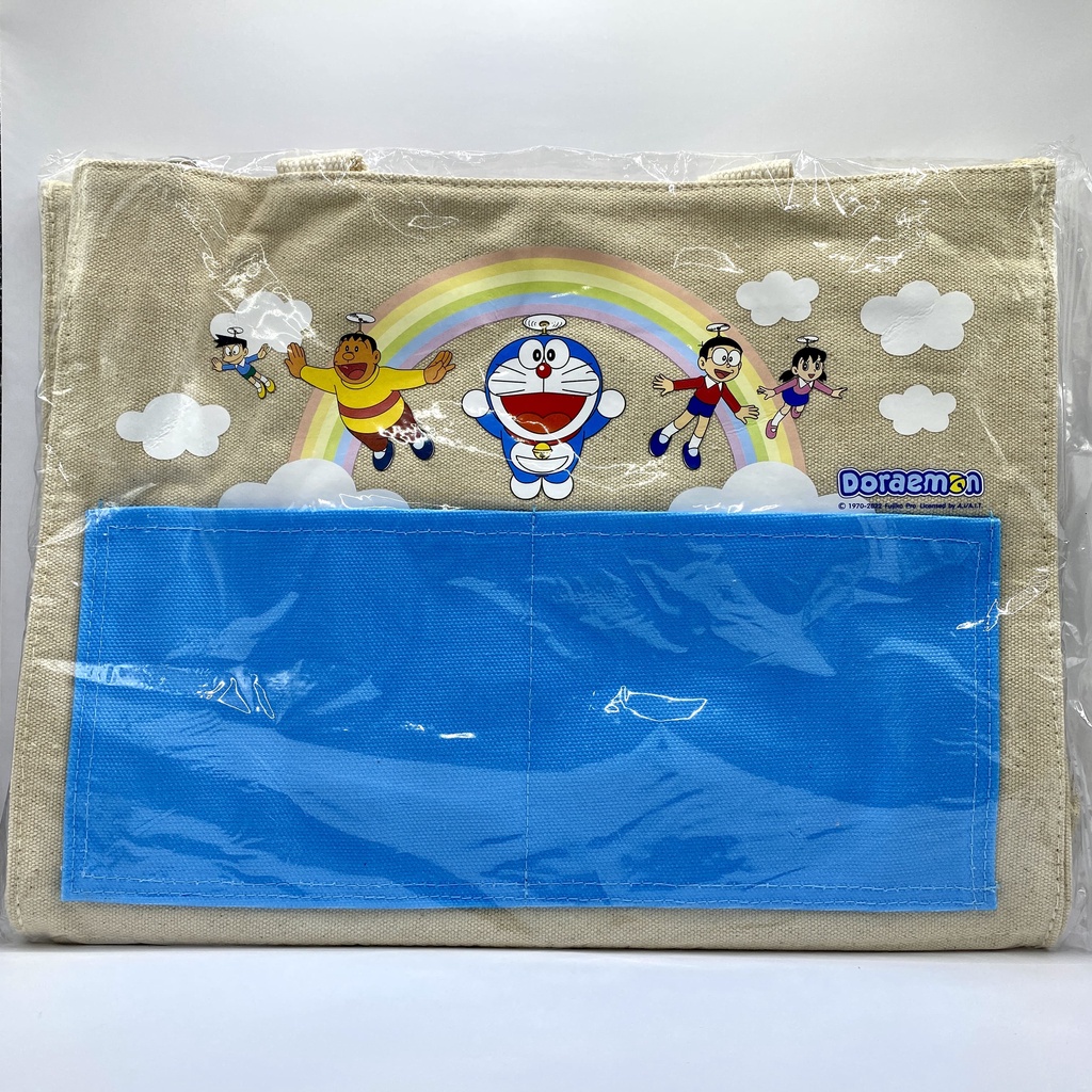Doraemon Canvas Tote Bag กระเป๋าผ้าแคนวาส Cafe Amazon กระเป๋าอเมซอน ...