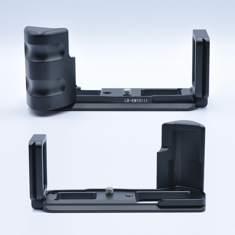 Quick Release L Plate Bracket Double Handle for Olympus OM-D E-M10 Mark ...