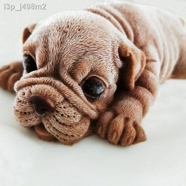 Shar Pei มูสแม่พิมพ์3D Dirty Puppy Dog Shar Pei Mousse Cake แม่พิมพ์ ...
