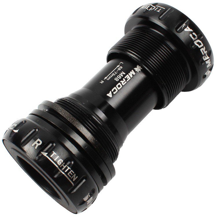MEROCA BSA 6873mm MTB Bike Ceramic Bearing Bottom Bracket Screw-in ...