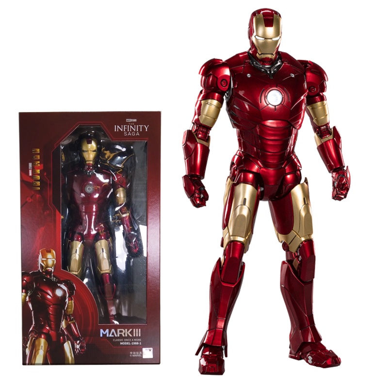 In StockZD 15 Iron Man 36CM MK3 Original Marvel legends LED lighting ...