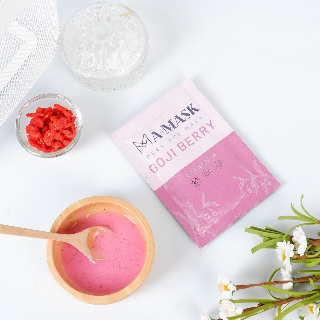 ผงมาส์กหน้าเจลลี่มาส์ก สูตร Goji Berry - ma.mask - ThaiPick
