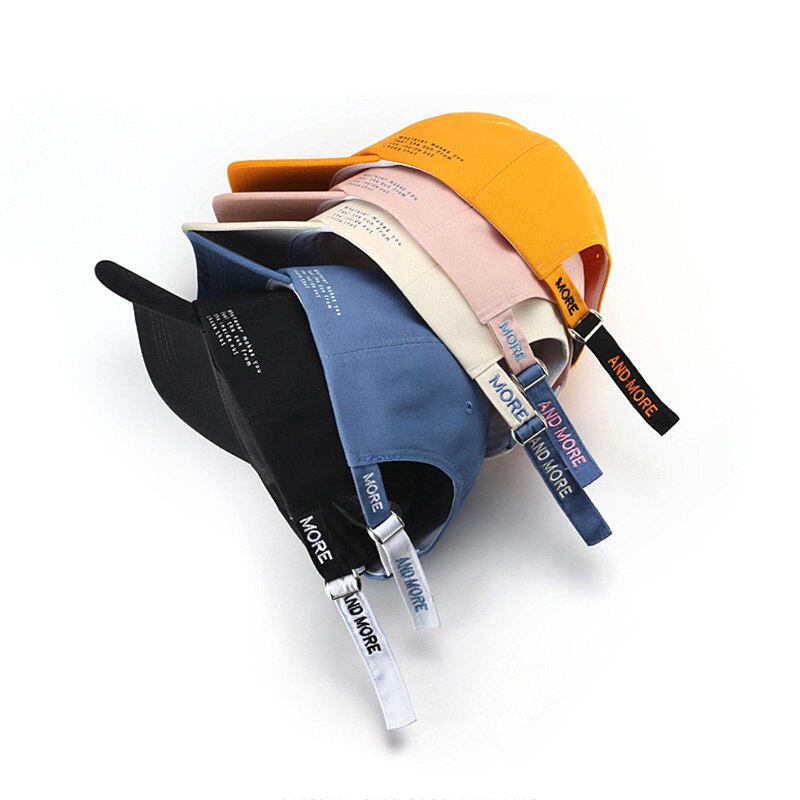 Solid Statement Long Strip Baseball Cap Unisex Snapback Hip Hop Rock ...