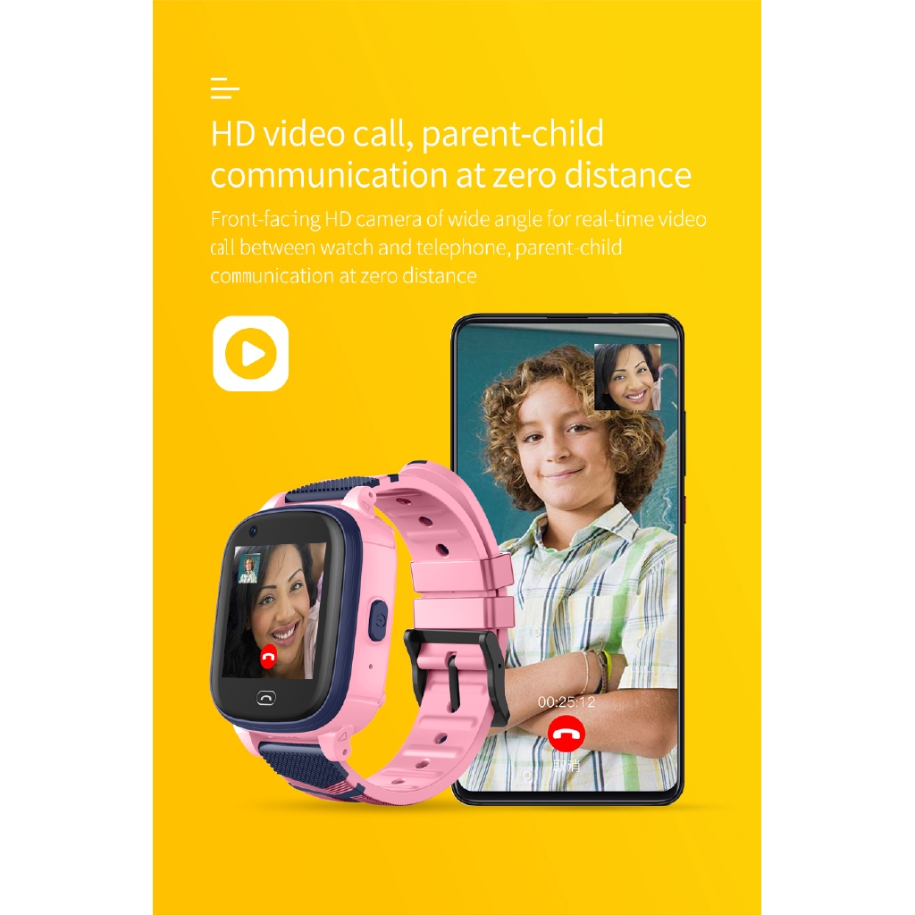 Original???? A60 4G WIFI เด็กสมาร์ทวอทช์ IP67 กันน้ำ Video Call Phone ...