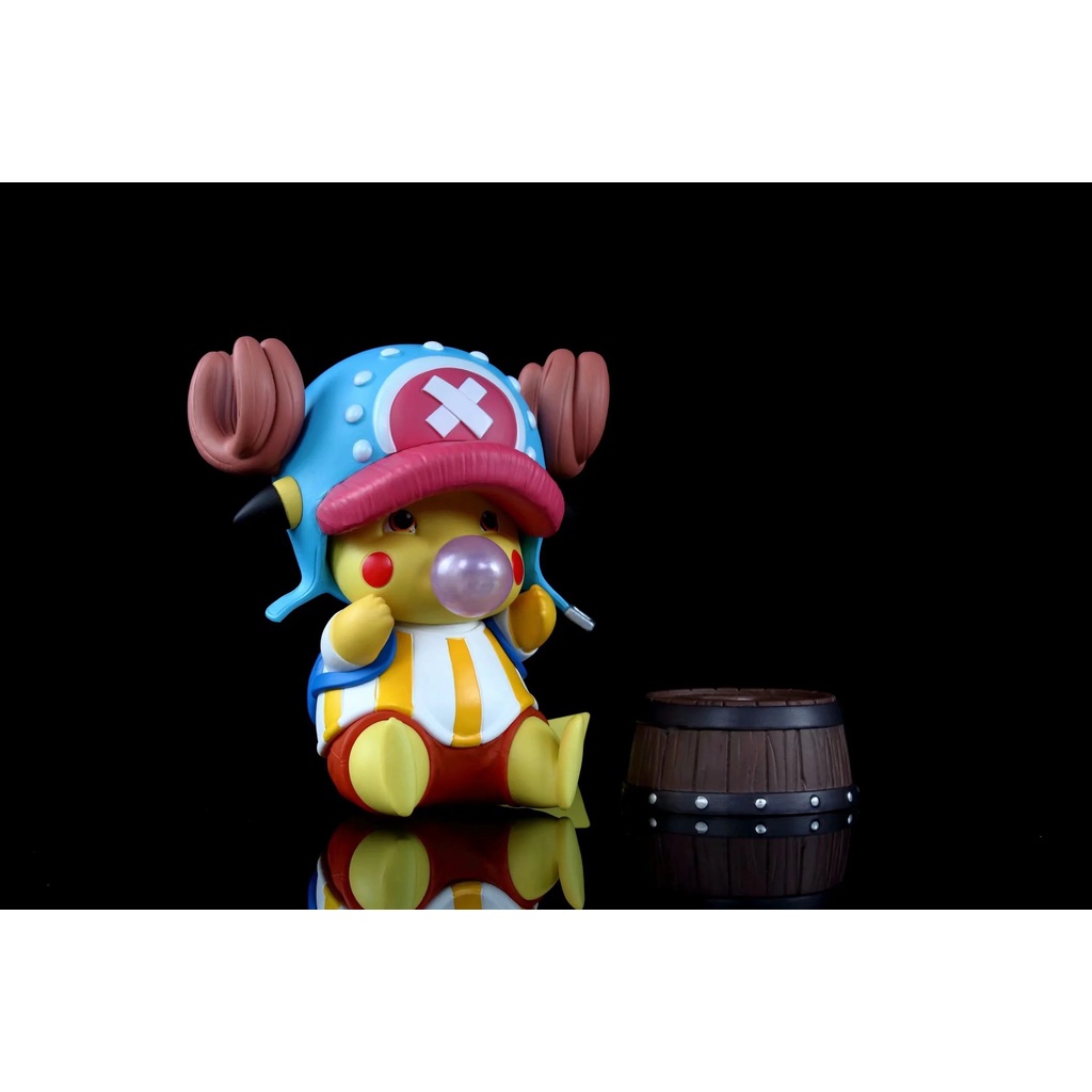 ฟิกเกอร์ One Piece GK Blowing Bubble Pikachu Cross-Dressing Chopper ...