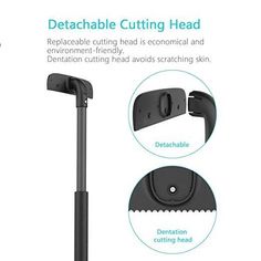 Stretchable Men Manual Body Leg Back Hair Shaver Blade Hair Epilator ...