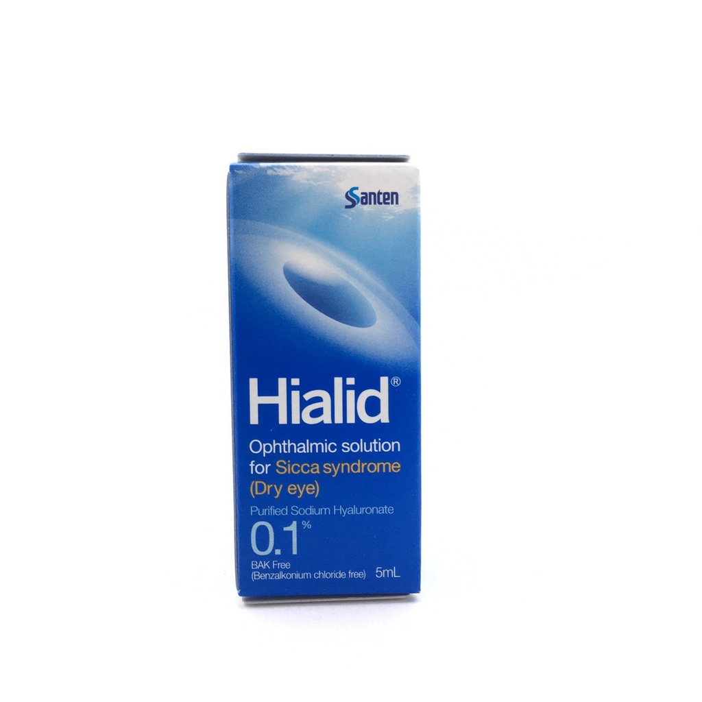 Hialid 0.1 ไฮอะลิด น้ำตาเทียม หยอดตา ไฮอะลิด 5 ml. EYE DROP FOR DRY EYE ...