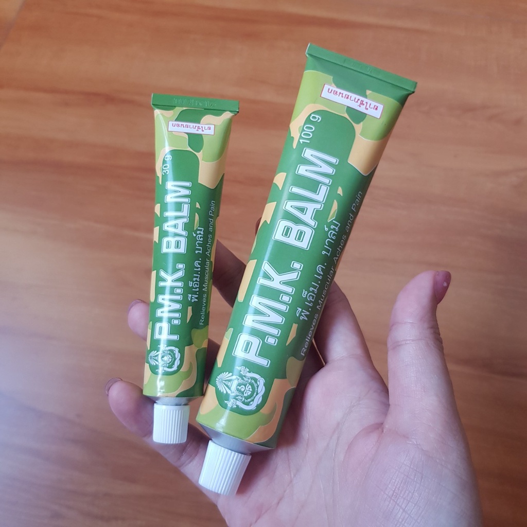 พีเอ็มเคบาล์ม P.M.K. BALM ครีมนวดบรรเทาอาการปวด ยานวดคลายเส้น เส้นตึง ...