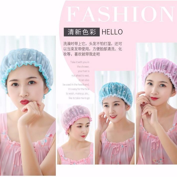 หมวกคลุมผมแห้งหมวกอาบน้ำฝาแชมพูเด็กหมวกอาบน้ำแบบใช้แล้วทิ้งหมวกคลุม ...