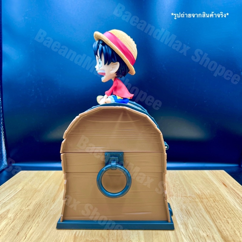 มือ1 ของแท้100 ️บัคเก็ตหีบสมบัติลูฟี่วันพีช ถังป๊อปคอร์นวันพีช One ...