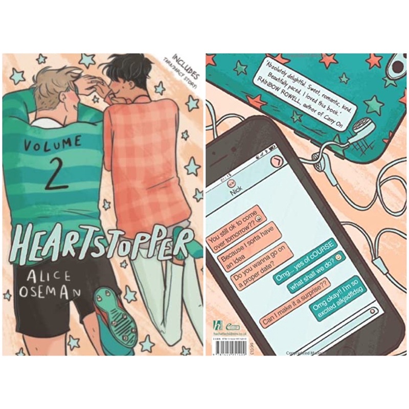 หนังสือภาษาอังกฤษ Heartstopper Volume 1 2 3 4 Alice Oseman yearbook ...