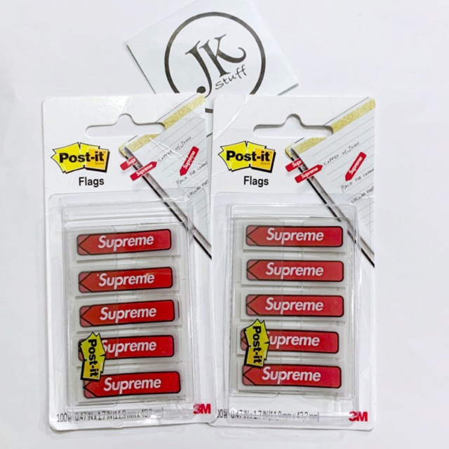 พร้อมส่งSupreme Post-it Flags 3M FW19 ของแท้จากช็อป - jkstuff - ThaiPick