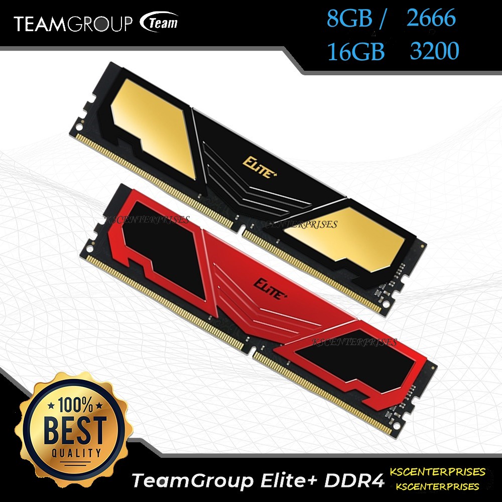 RAM TEAM Elite Plus GOLD DDR4 16GB Kit (2x8GB) / 3200 | Shopee Thailand