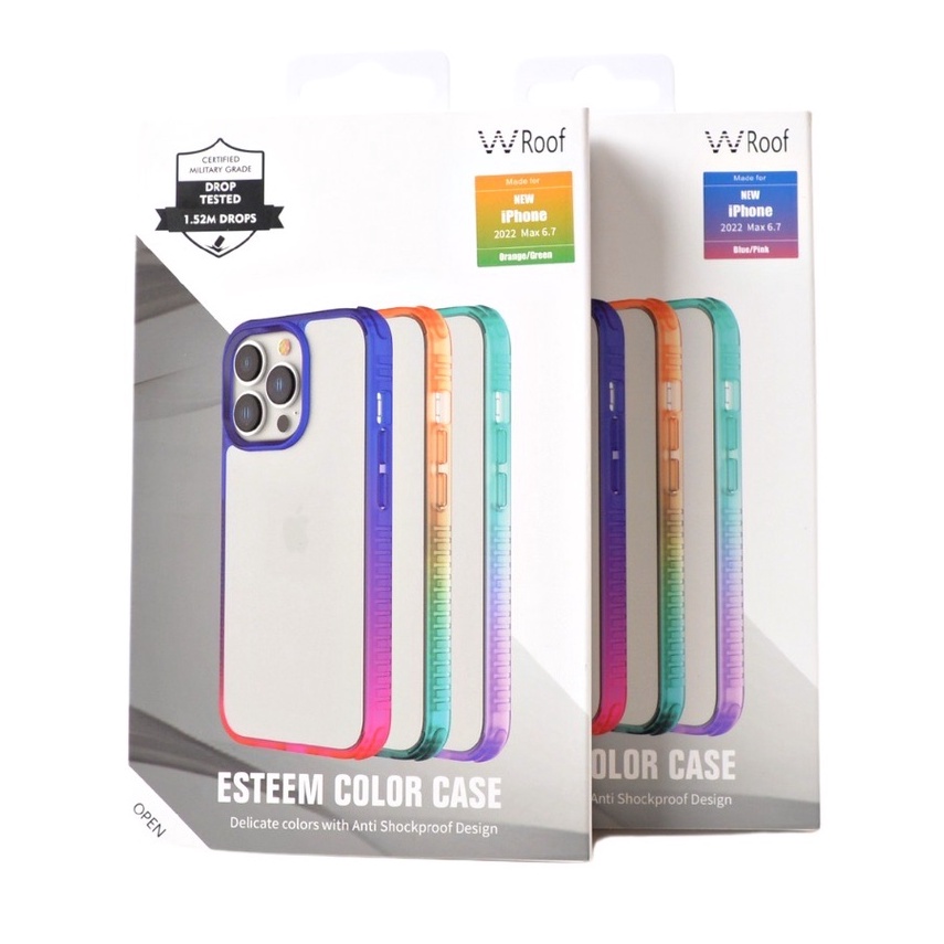 Wroof Esteem color case for iPhone 14 14Max 14 Pro14 Promax - k ...