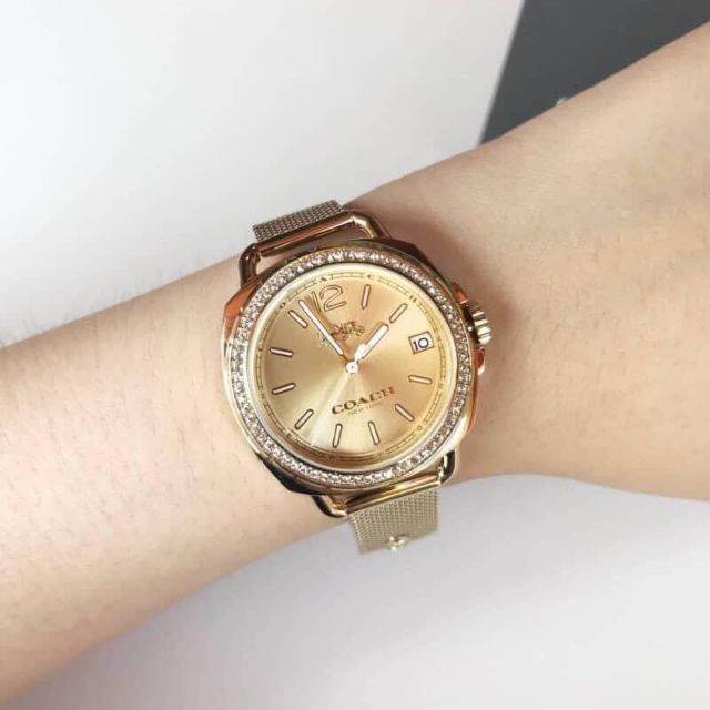 นาฬากา coach แท้ ????% ตัวเรือนสแตนเลสสีทอง - karnklao_p - ThaiPick