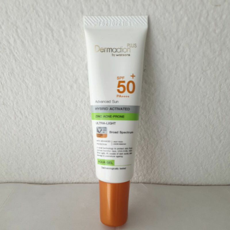 Dermaction Plus by Watsons Advanced Sun Hybrid SPF50 มี 4 แบบ ...