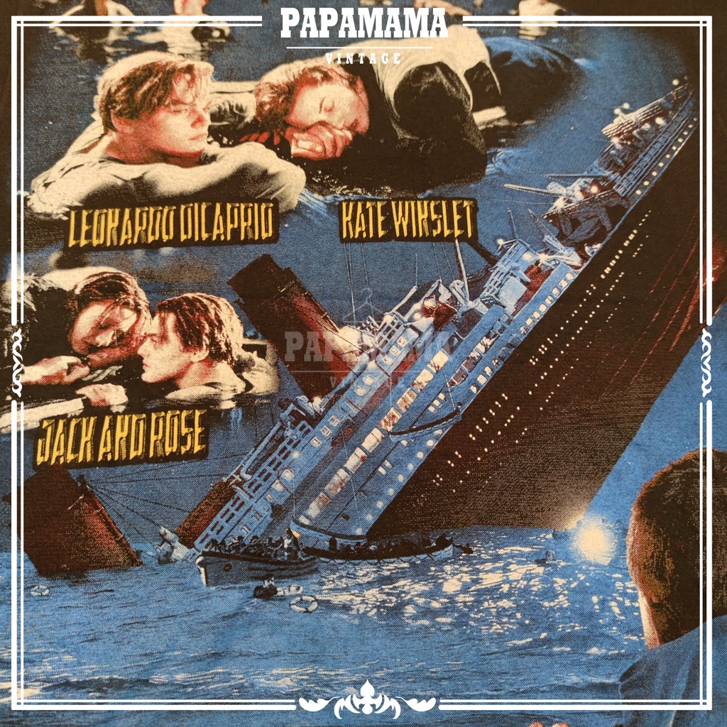 VaaN TITANIC bootleg มาใหม่ ไททานิก บูทเลก ผ้า100 ฟอกนุ่ม วินเทจ เฟดสวย ...