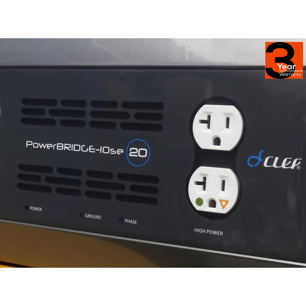 NEW Version Clef Powerbridge-10se 20A ปลั๊กรางกรองไฟ กันฟ้าผ่า ไฟกระชาก ...