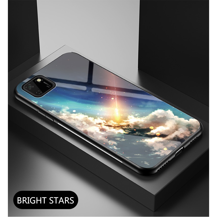 เคสโ Huawei Y5P Hard Glass Phone case cover glass Starry sky - mooda.th ...