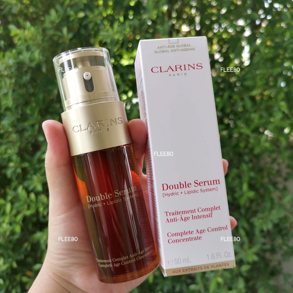 พร้อมส่ง ผลิตปี 2022 Clarins Double Serum Complete Age Control Concentrate 30ml 50ml (ไม่แท้คืน ...