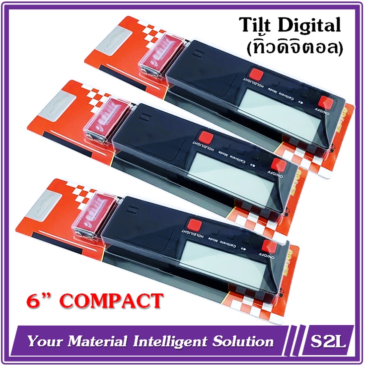 ทิ้วดิจิตอลระดับน้ำ เอ็มทิวท์ M tilt Tilt Digital 6 รุ่น LV-160พร้อม ...