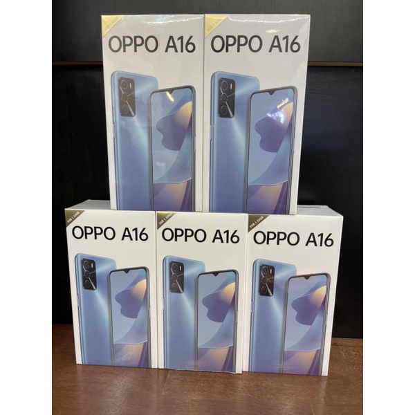OPPO A16 4G เครื่องใหม่ศูนย์เคลียร์สต๊อก (464GB) CPU Helio G35 จอ 6.52 ...
