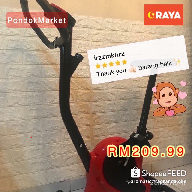 READY STOCK Basikal Senaman | Home and Office Indoor Exercise Cycling ...