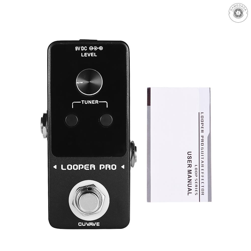Cuvave Looper Pro แป้นเหยียบกีต้าร์ 40 นาทีหน้าจอแสดงผล Led - gamedada ...