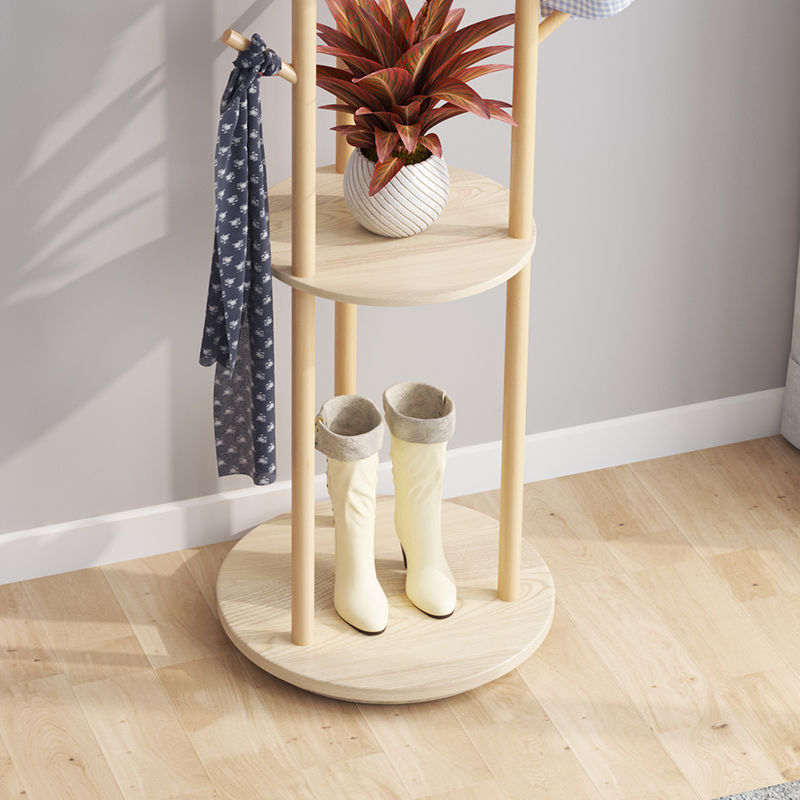 Rotary clothes rack floor bedroom clothes rack indoor coat rack ...