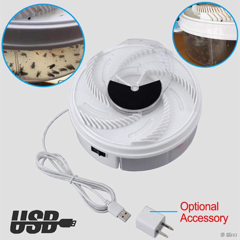 Electric Fly Trap Killer USB Anti Fly Pest Device Lamp Catcher ...