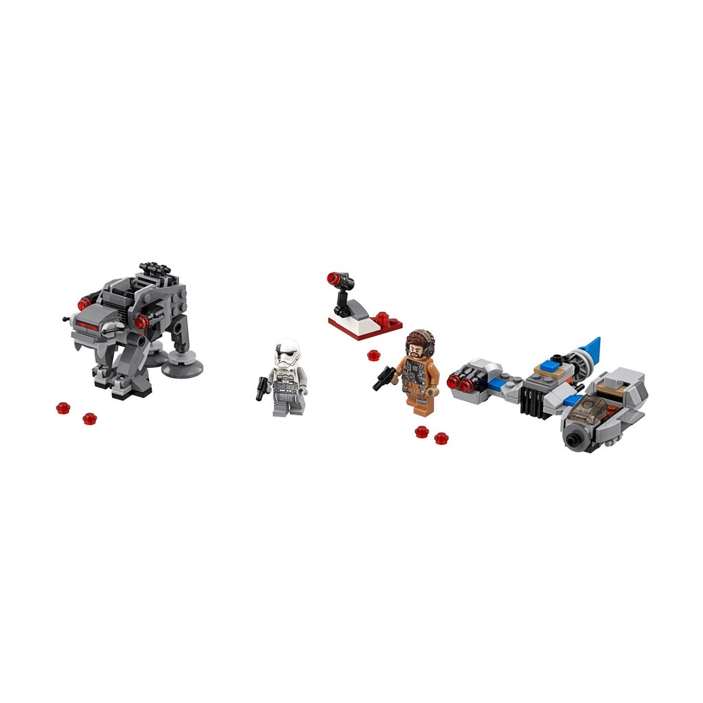 75195 LEGO Star Wars The Last Jedi Ski Speeder vs. First Order Walker ...