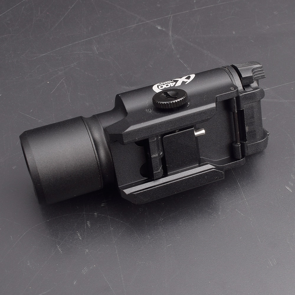 Airsoft Surefir X400U Ultra Led Handgun Flashlight with Green Laser ...