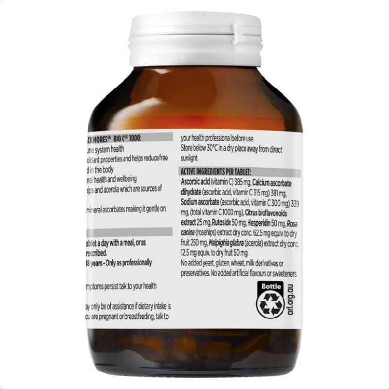 Blackmores vitamin cold relife BIO C 1000mg high potency formula 150 ...
