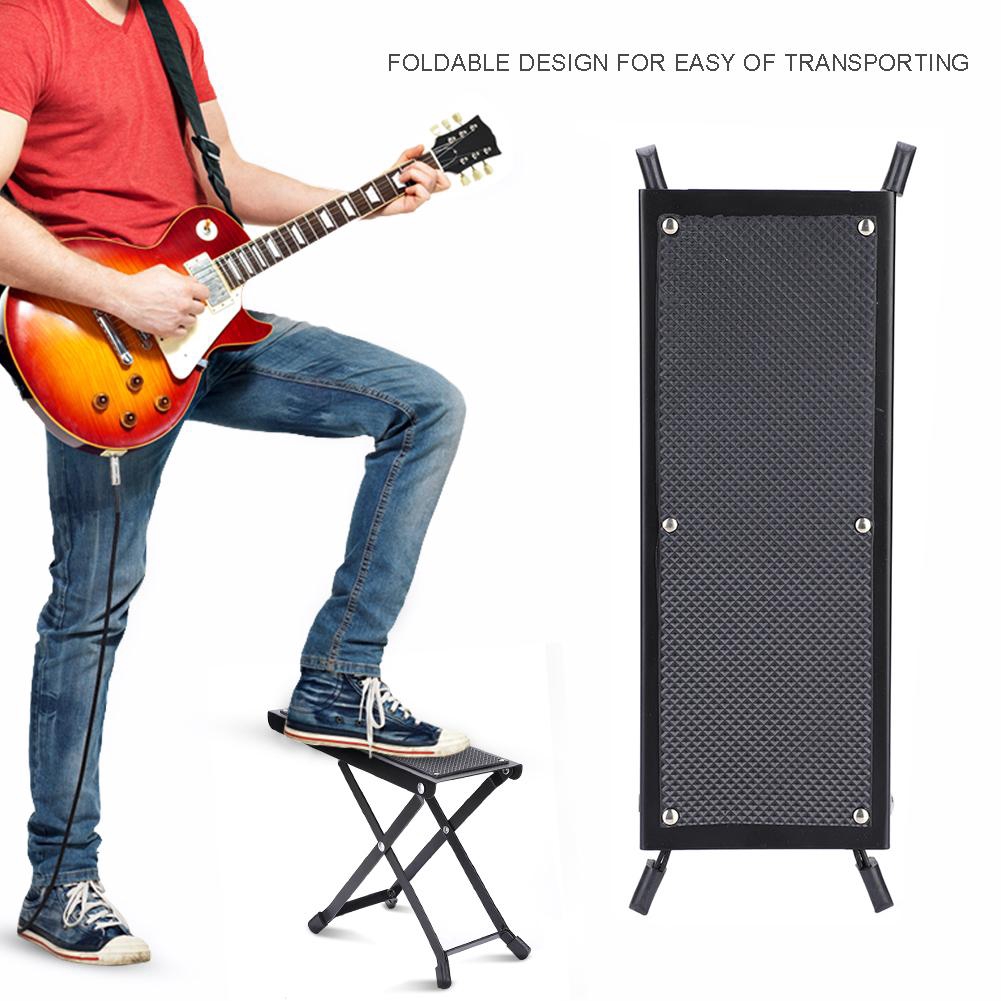 Guitar Foot Rest 4-Positions Anti-slip Adjustable Folding - sweetfree ...
