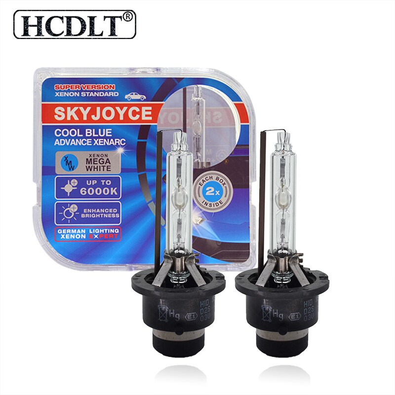 CODHCDLT 2PCS 5500K White Fast Bright 12V 35W D2S Xenon Bulb D4S Auto Headlight HID Replacement ...