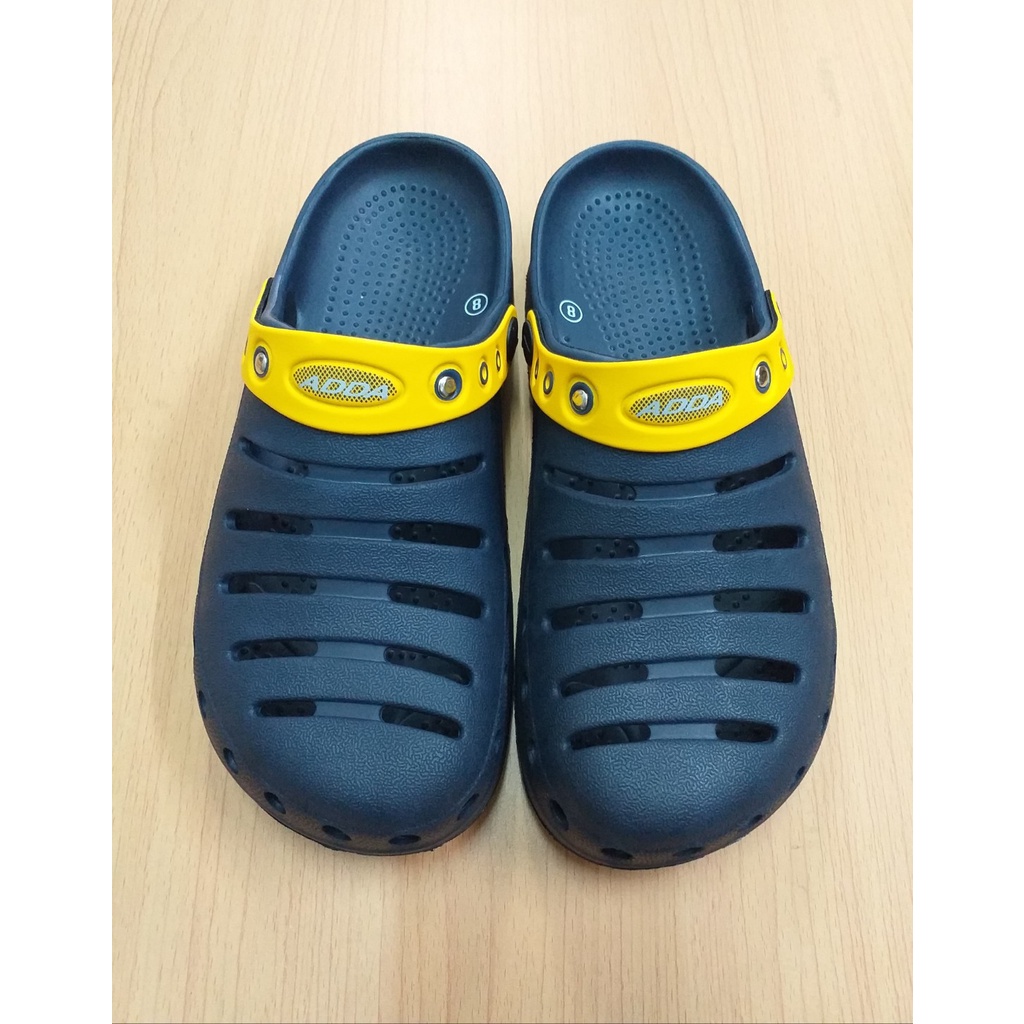 ADDA รองเท้าแตะสวมหัวโต รุ่น 5302 สีดำเทา สีดำแดง สีกรมเหลือง เบอร์ 7 ...