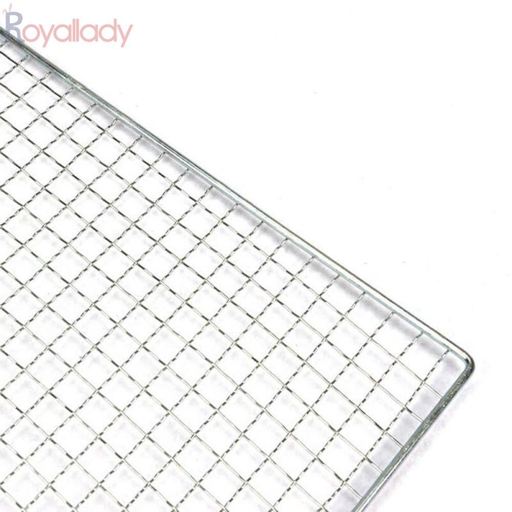 Barbecue Grill Grid Rack Cooking Net Wire Mesh 26*32CM Smooth Durable ...