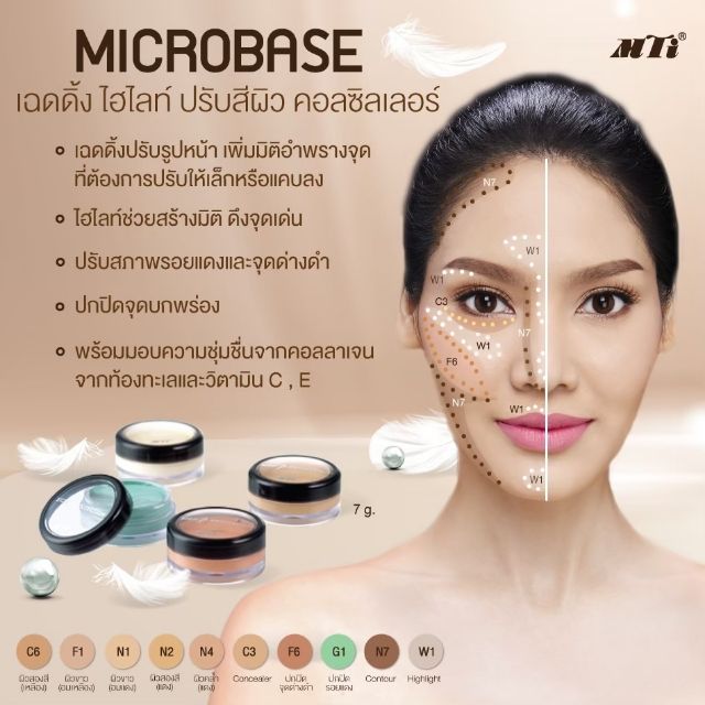 Mti sign collection micro base เอ็มทีไอ ไชน์คอลเลคชั่น ไมโคร เบ - ntbeautyth - ThaiPick