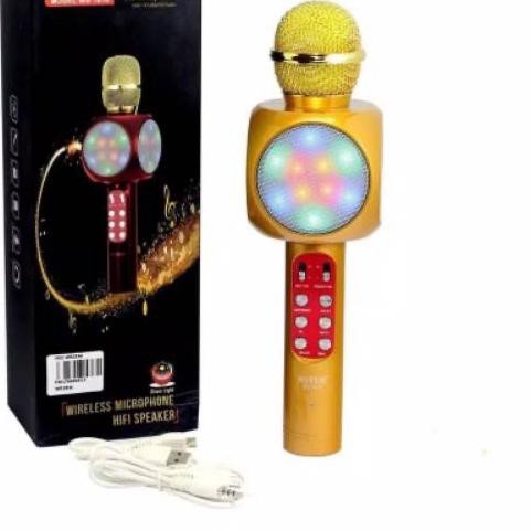 ไมโครโฟนคาราโอเกะบลูทูธไร้สาย Smulw Wester-1816 Led / Ws 1816 - lani9_store.th - ThaiPick