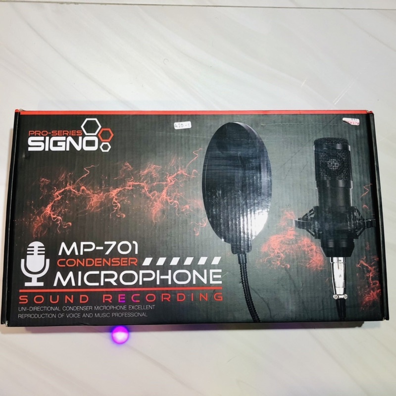Microphone Condenser SIGNO (MP-701) Black A20 - maccomshop - ThaiPick