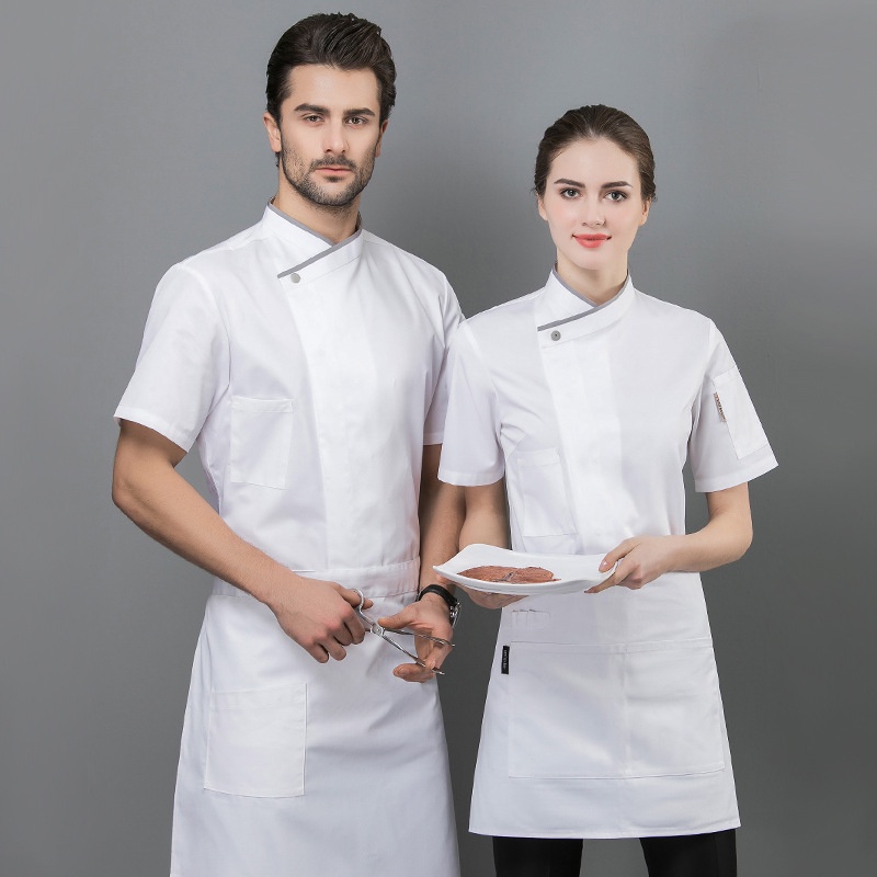 ﺴJinrui Professional Customized Clothing Chef Short-Sleeved Summer ...